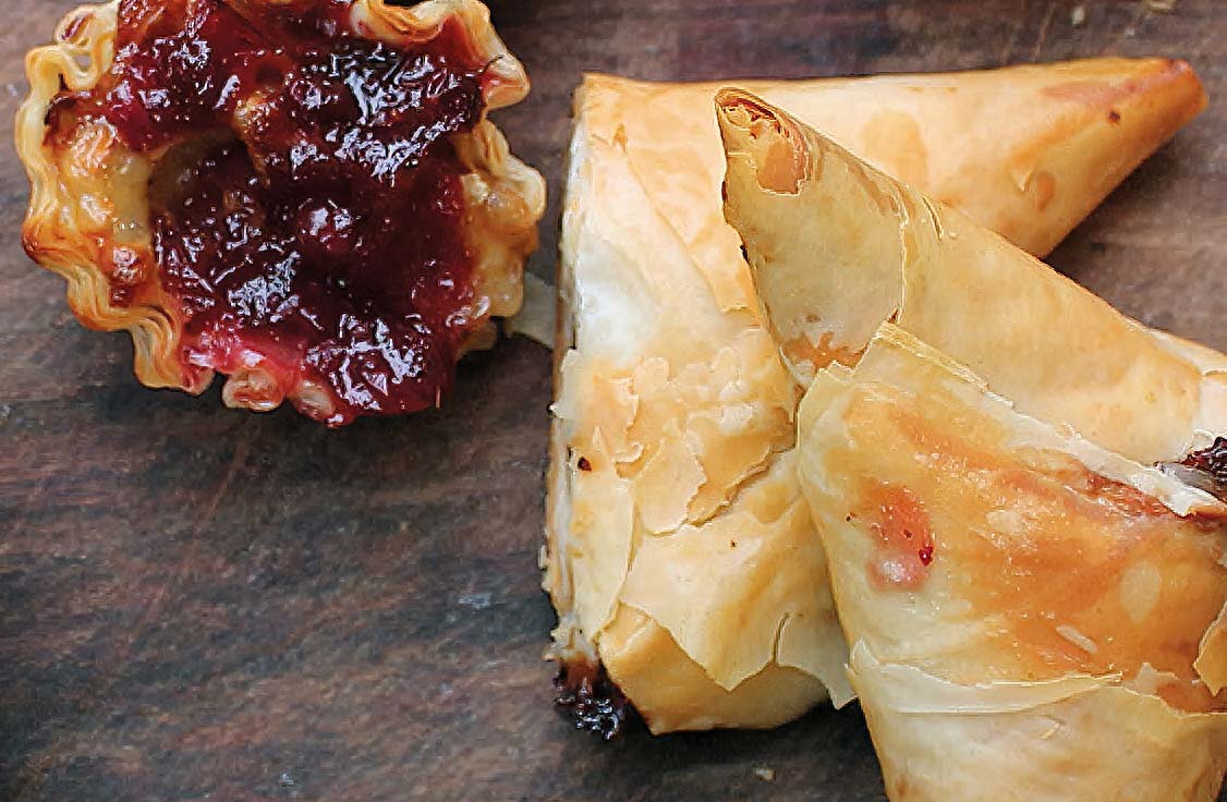 Mushroom Triangle Pastries - Edible Alaska